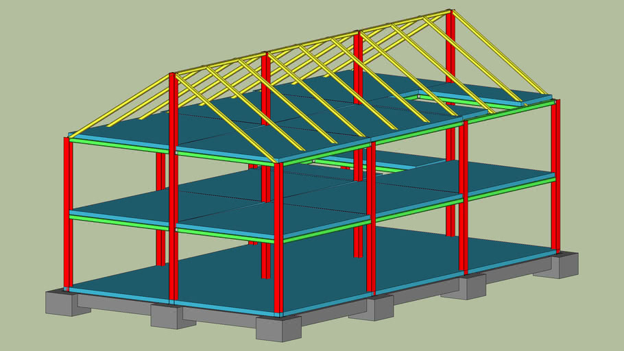 2 Storey Building | 3D Warehouse