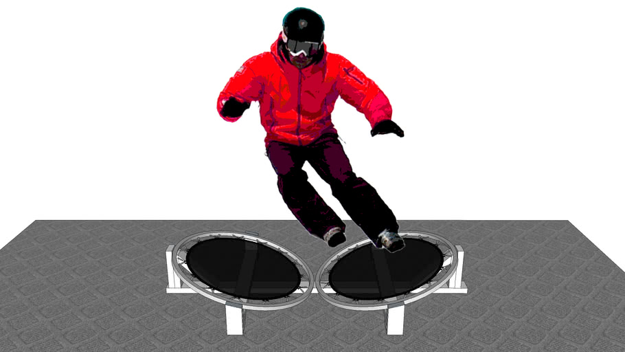 Mini Tramp exerciser, DIY | 3D Warehouse