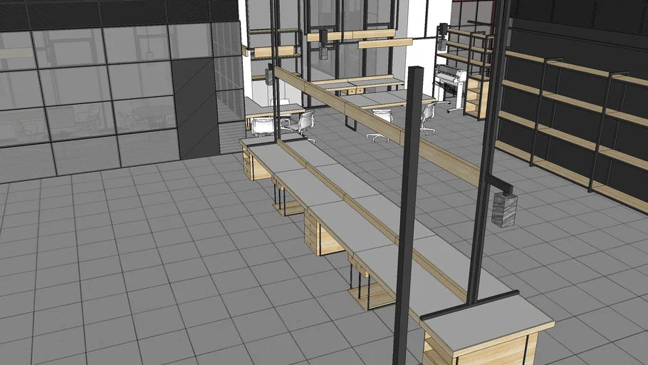 INDUSTRIAL OFFICE | 3D Warehouse