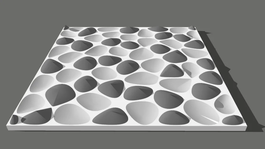 Parametric Wall Panel w Voronoi | 3D Warehouse