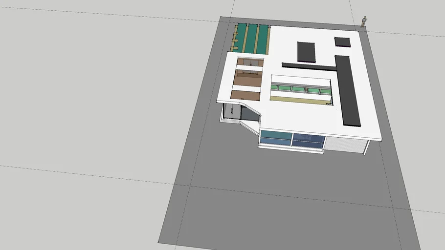 One Story Modern Architecture | 3D Warehouse