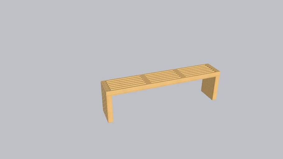 Bench | 3D Warehouse