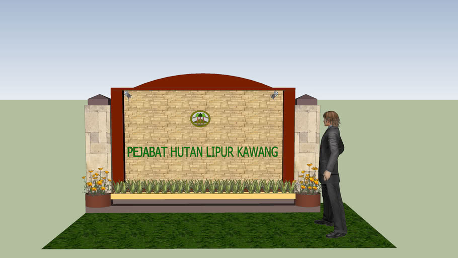 Concrete Signage | 3D Warehouse