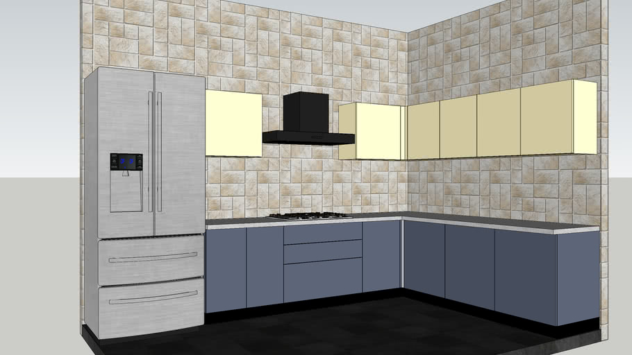 Modular Kitchen Model | 3D Warehouse