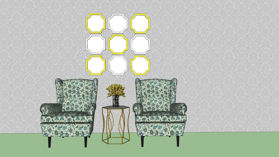 HIGH BACK CHAIR | 3D Warehouse