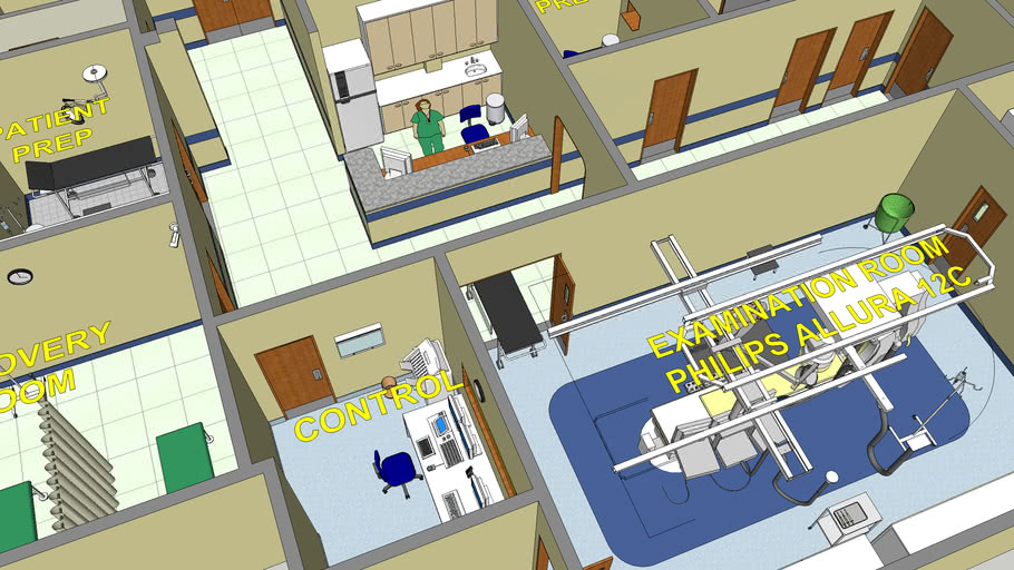 PHILIPS CATH LAB ALLURA 12C | 3D Warehouse