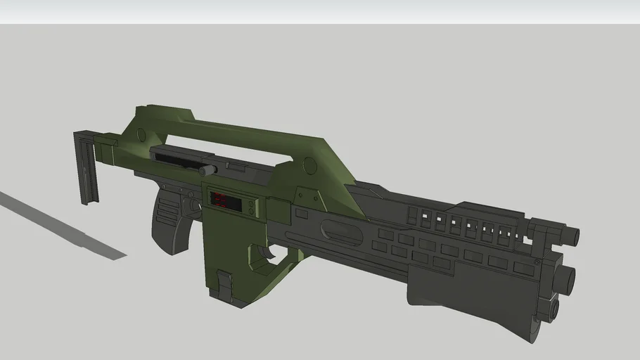 M41 Pulse rifle | 3D Warehouse