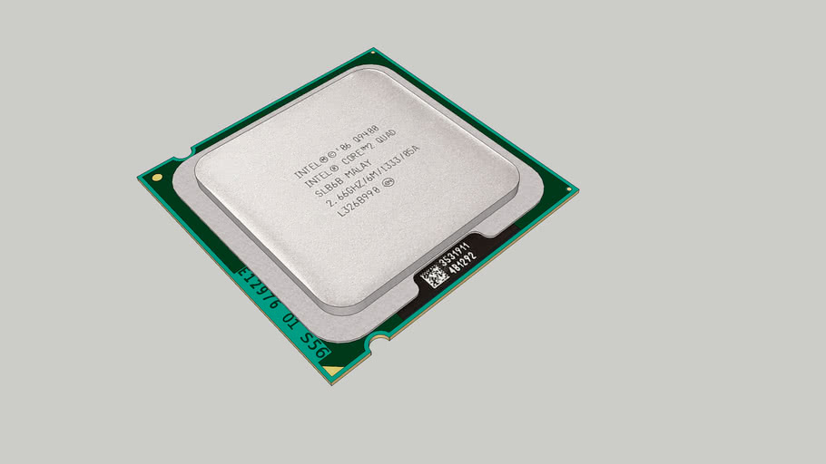 Cpu Intel Core 2 Quad Q9400 - LGA 775 | 3D Warehouse