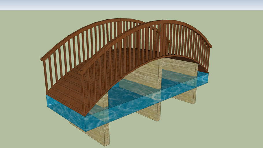 Wooden Arch Bridge | 3D Warehouse