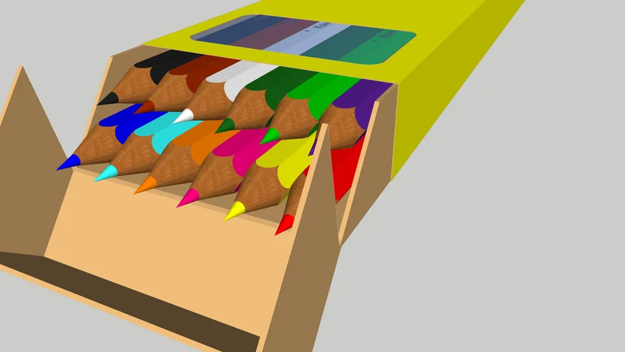 Colour pencils | 3D Warehouse