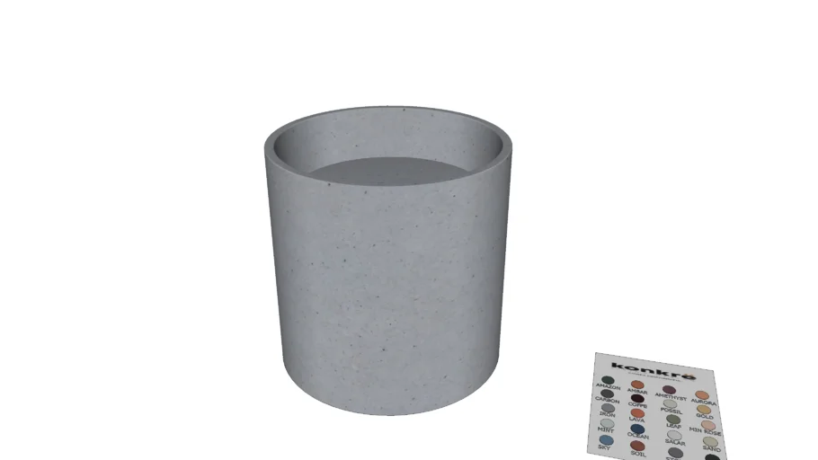 Cuba Cliff Konkre em concreto colorido | 3D Warehouse