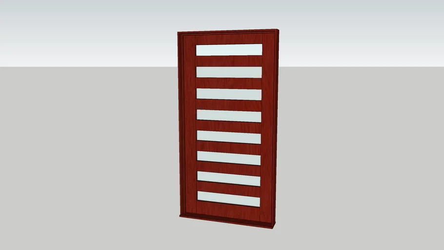 door city Excel 8 Lite 2340x1200 Entrance Door | 3D Warehouse