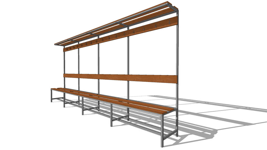 gym bench | 3D Warehouse