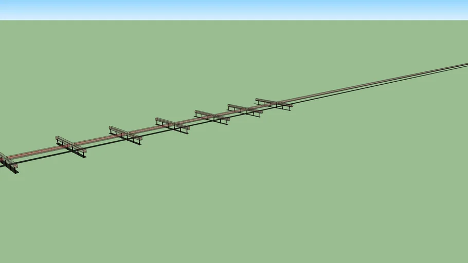 Airport Approach Instrumental Landing System ILS Lights. | 3D Warehouse