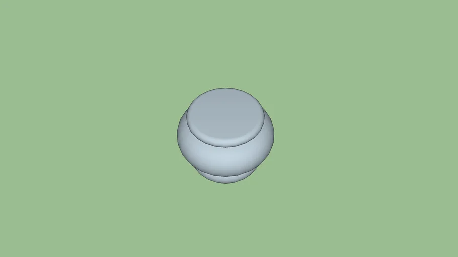 Rounded Vanity Leg 4 1/2' | 3D Warehouse