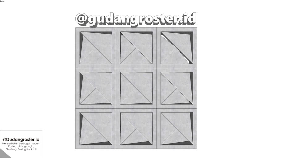 43 - Roster Loster - @gudangroster.id | 3D Warehouse