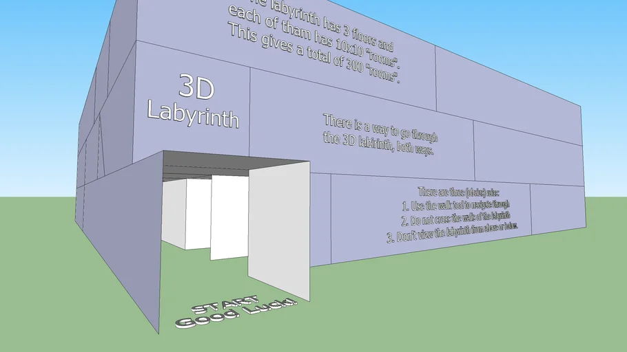 3D Labyrinth | 3D Warehouse