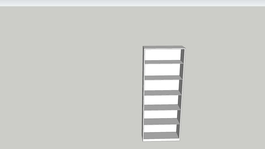 Billy Book Case - 80x28x202 | 3D Warehouse