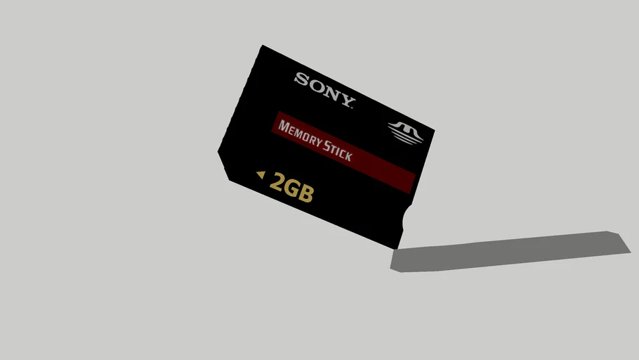 Memory Stick Pro Duo | 3D Warehouse