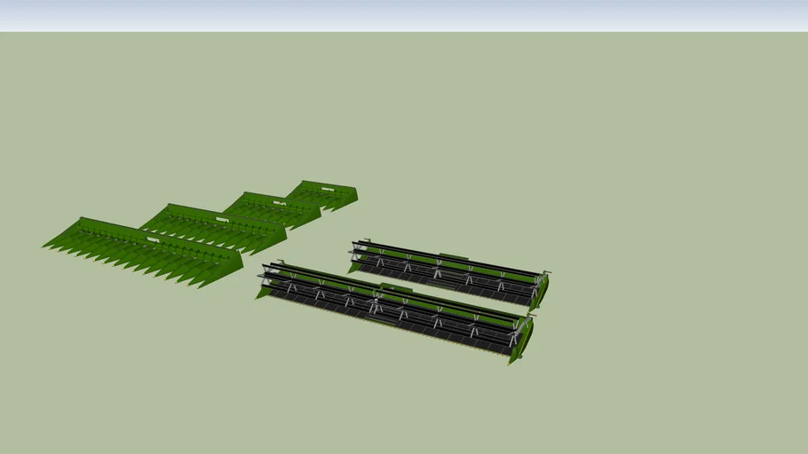 John Deere Combine Headers | 3D Warehouse