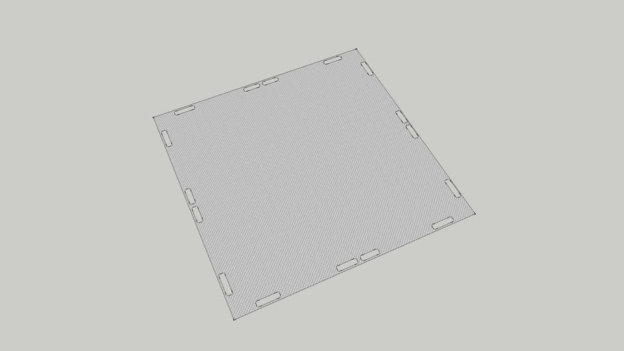 11 Ft Square Plate | 3D Warehouse