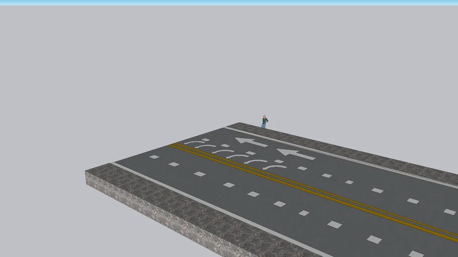 Roads 2 Lanes 2 w | 3D Warehouse