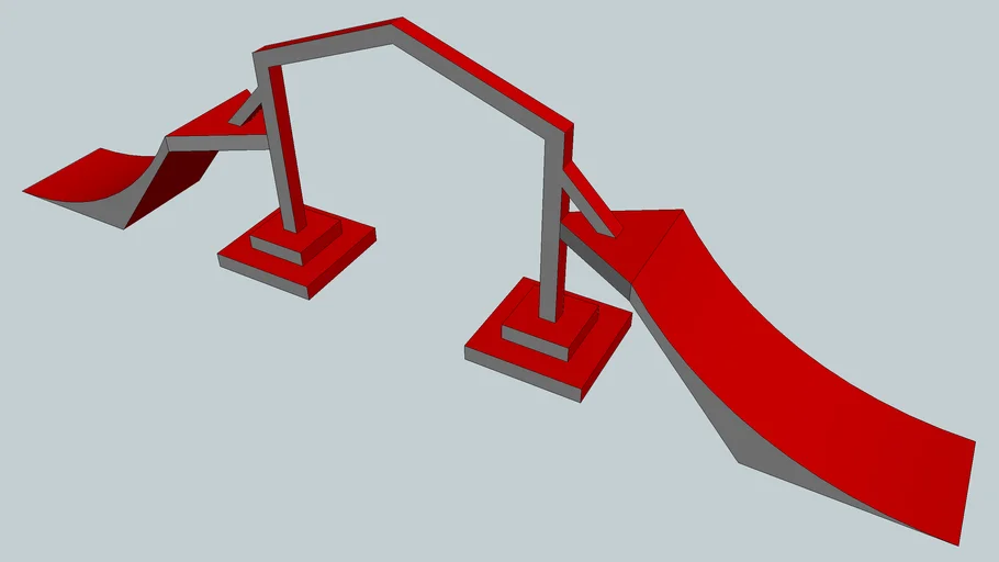 ryan shecklers tech deck grind ramp | 3D Warehouse