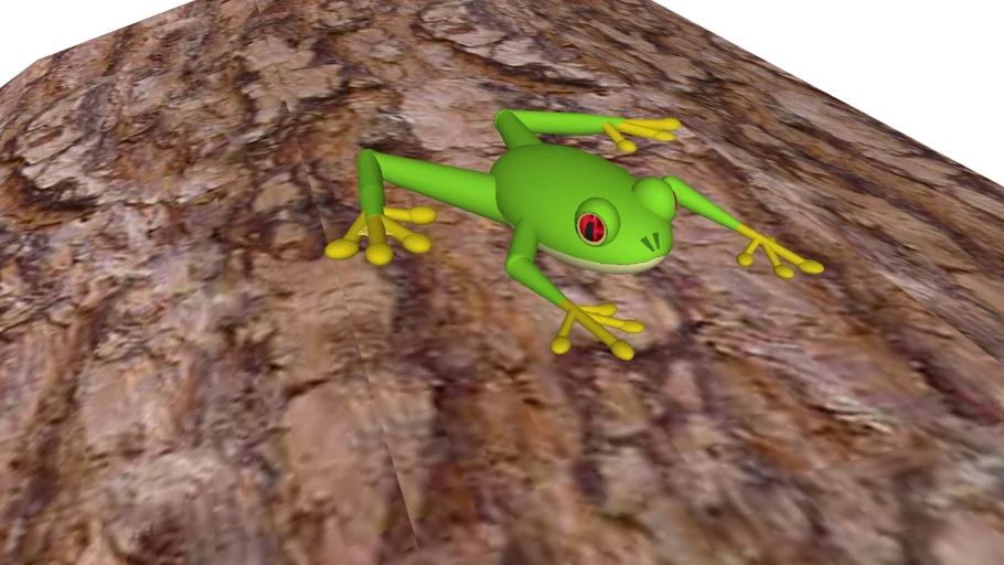 Tree Frog #1 “On the Hunt” | 3D Warehouse