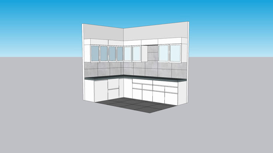 L Shape Kitchen | 3D Warehouse