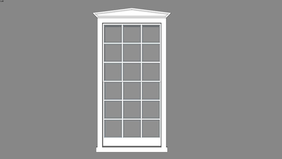 Early Colonial / Federal Style Window | 3D Warehouse
