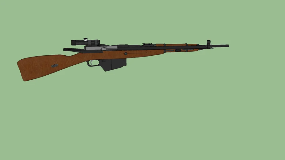 Russian semi auto prototye DMR | 3D Warehouse