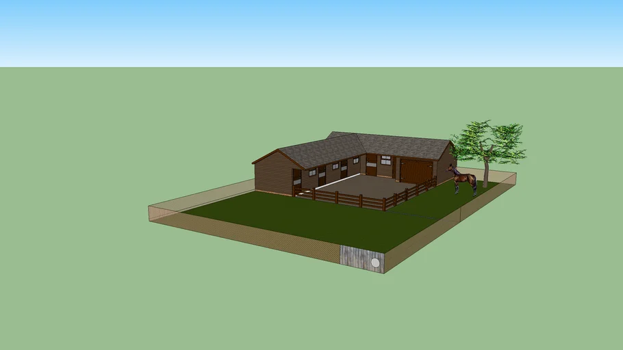 Ideal Horse Stables | 3D Warehouse