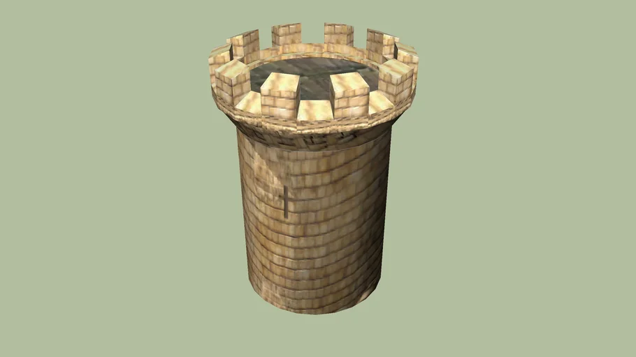 Round Tower (Stronghold Crusader) | 3D Warehouse