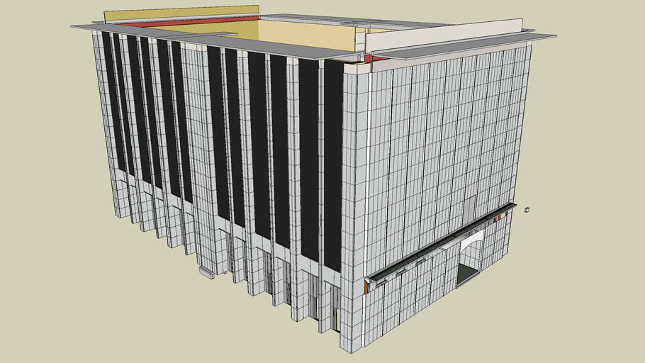 World Trade Center core in lobby | 3D Warehouse