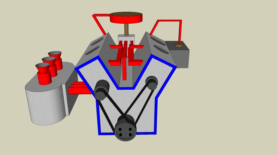 car engine | 3D Warehouse