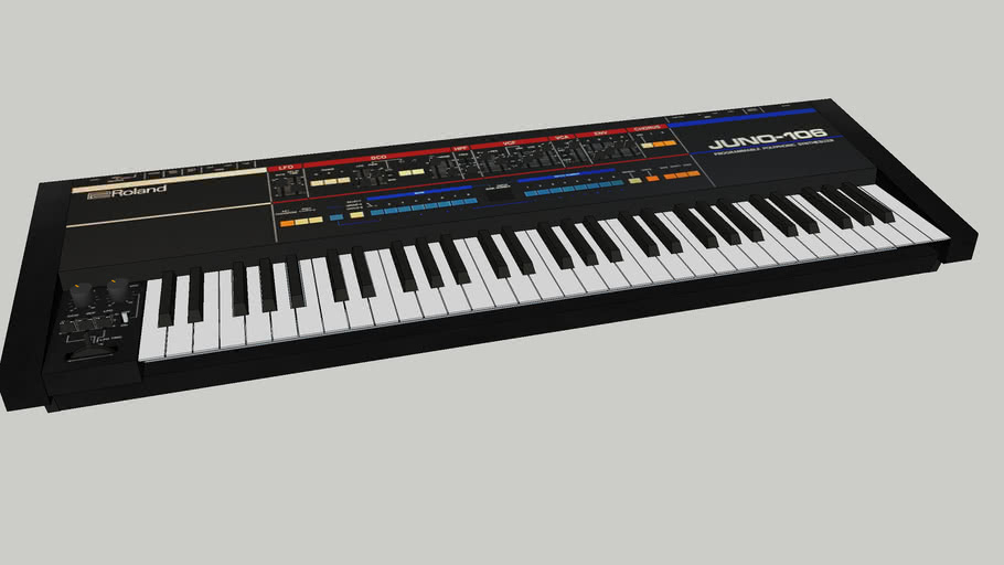 Roland Juno-106 | 3D Warehouse