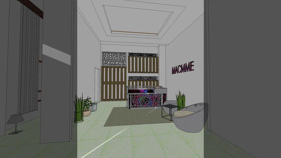 Reception + Front Desk | 3D Warehouse