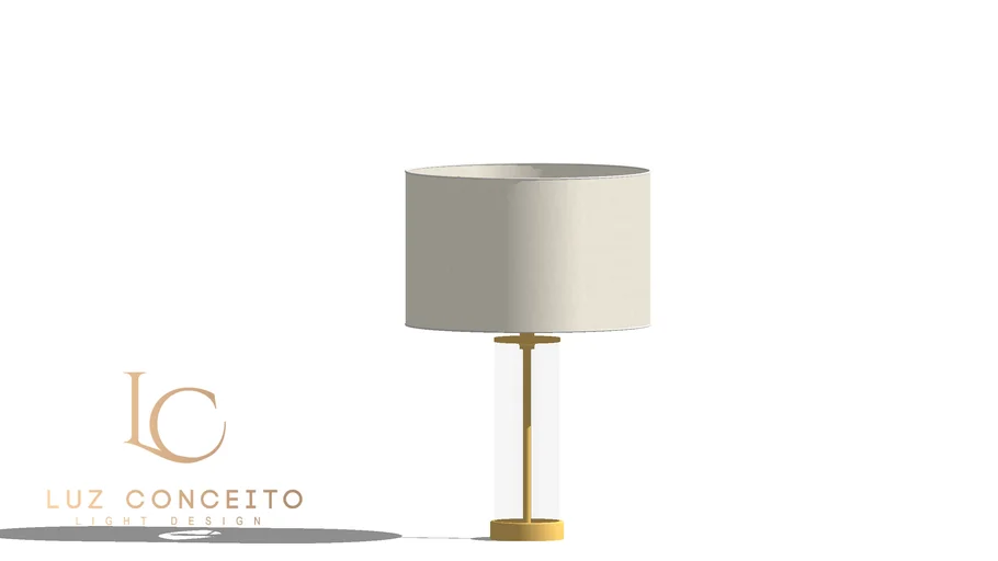 Abajur Russia (Dourado Fosco) | 3D Warehouse