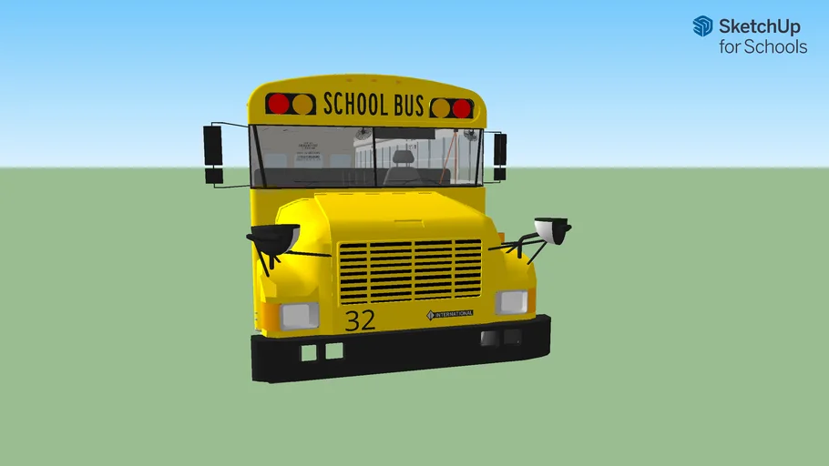 2002 Bluebird International Bus 32 | 3D Warehouse