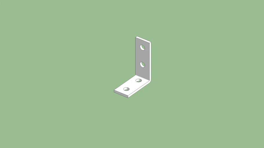 Large Unistrut 'L' Bracket | 3D Warehouse