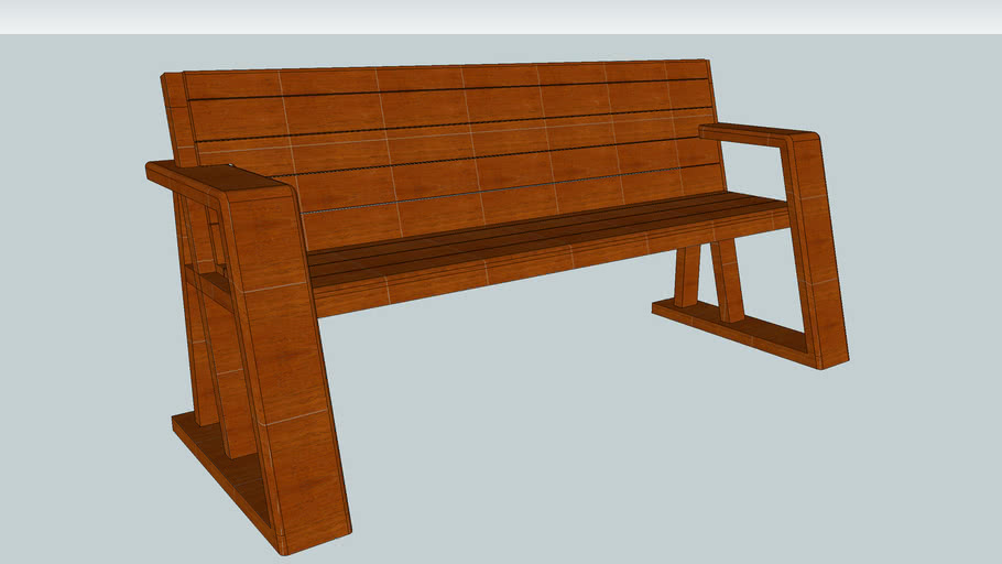 Garden Bench | 3D Warehouse