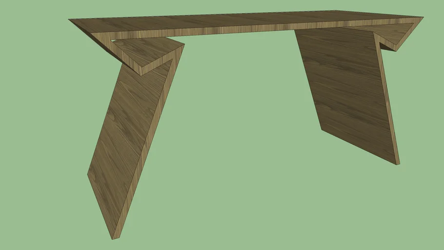 modern geometric desk @infoteli.com | 3D Warehouse