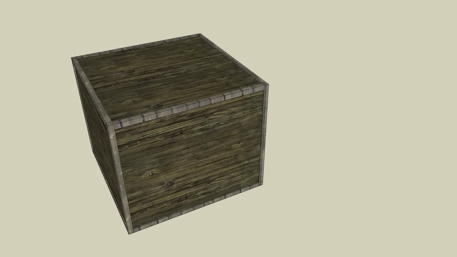 wooden box | 3D Warehouse