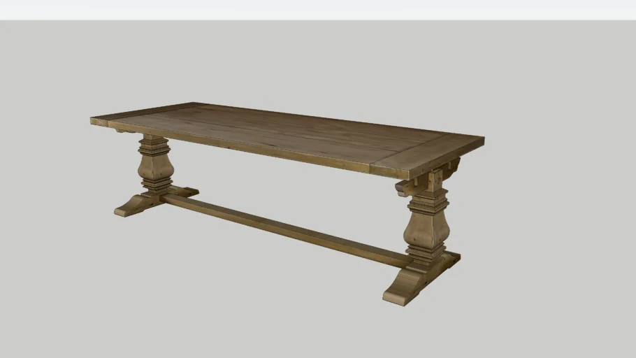 Communal Table | 3D Warehouse