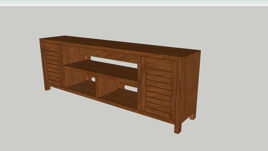 TV Unit solid.skp | 3D Warehouse