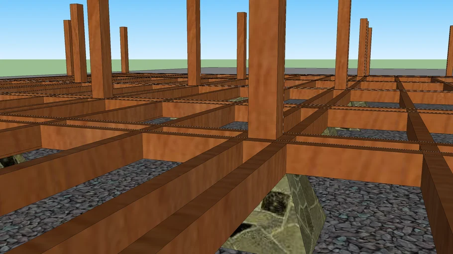 Balok Lantai Rumah Type 36 M2 | 3D Warehouse