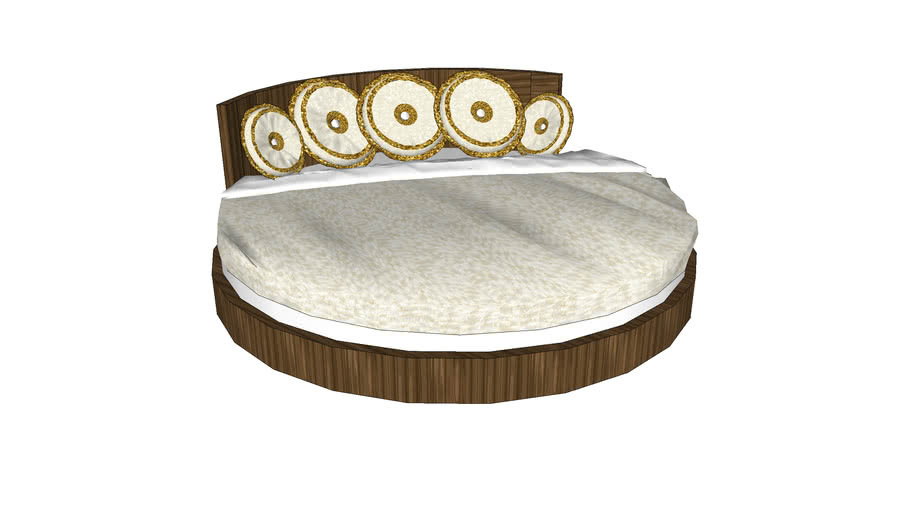 Round bed 10 | 3D Warehouse