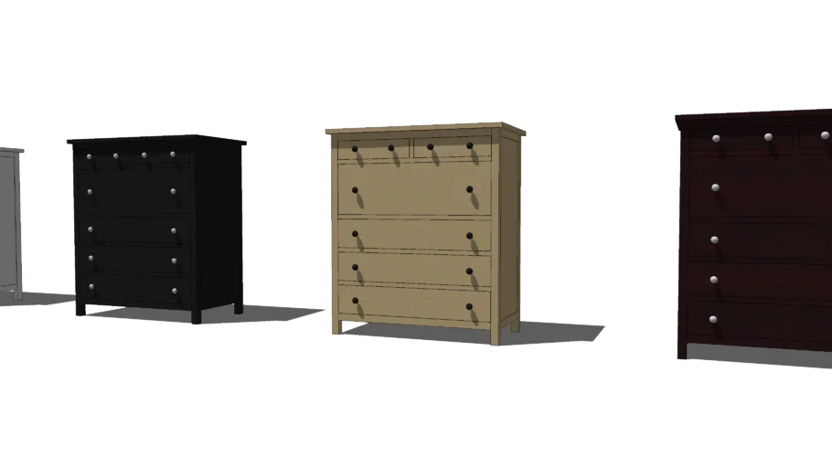 HEMNES DRAWER CHEST | 3D Warehouse