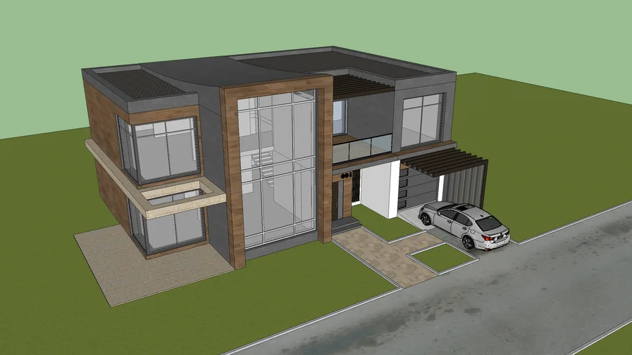 Modern House design 2019 by Ankhbayar_Archi | 3D Warehouse