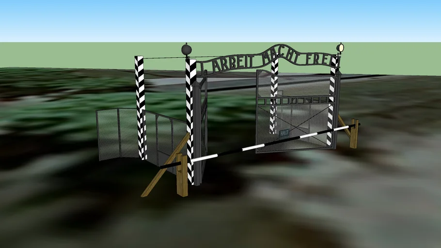 Auschwitz I Main Gate - Arbeit Macht Frei | 3D Warehouse